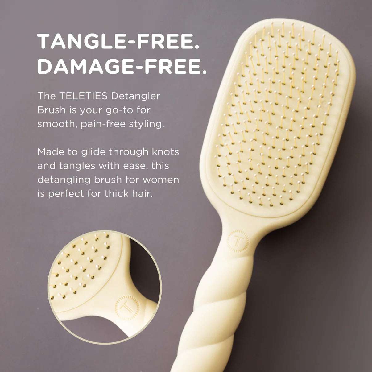 TELETIES Detangler Hair Brush – Tide & True Boutique